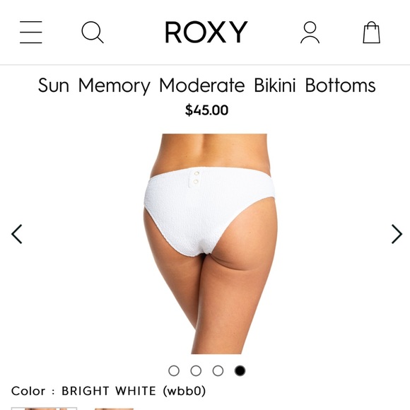 Roxy | Swim | Nwt Roxy White Sun Memory Underwired Bikini Set S Topm Bottom | Poshmark
